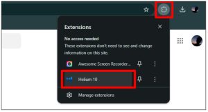 Helium 10 Chrome Extension (2025) – Setup & Usage Guide